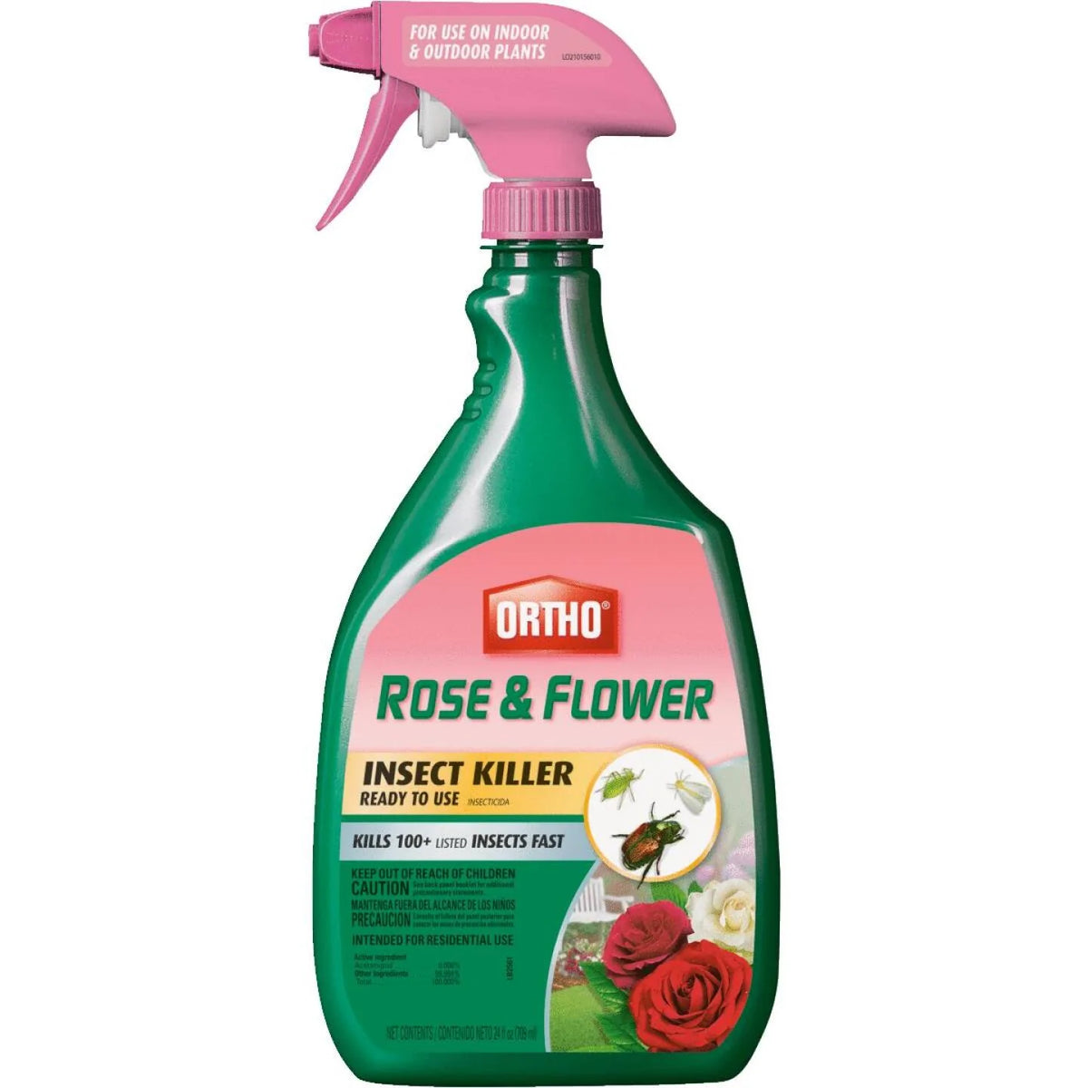 Ortho 24 Oz. Ready To Use Trigger Spray Flower & Rose Insecticide ...