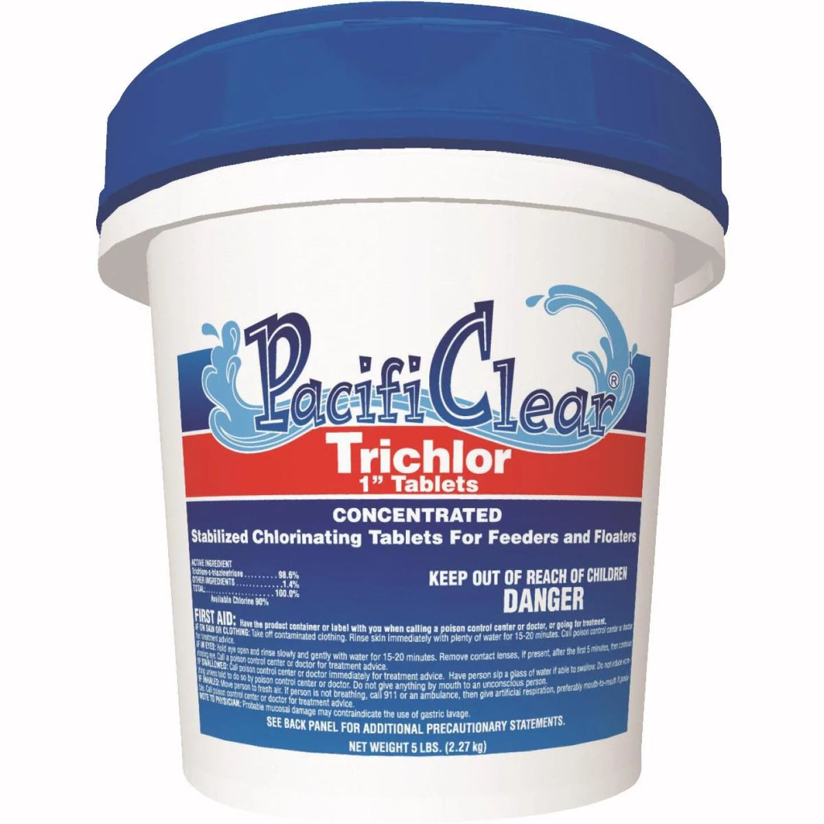 PacifiClear 1 In. 5 Lb. Trichlor Chlorine Tablet - Danville, WV ...